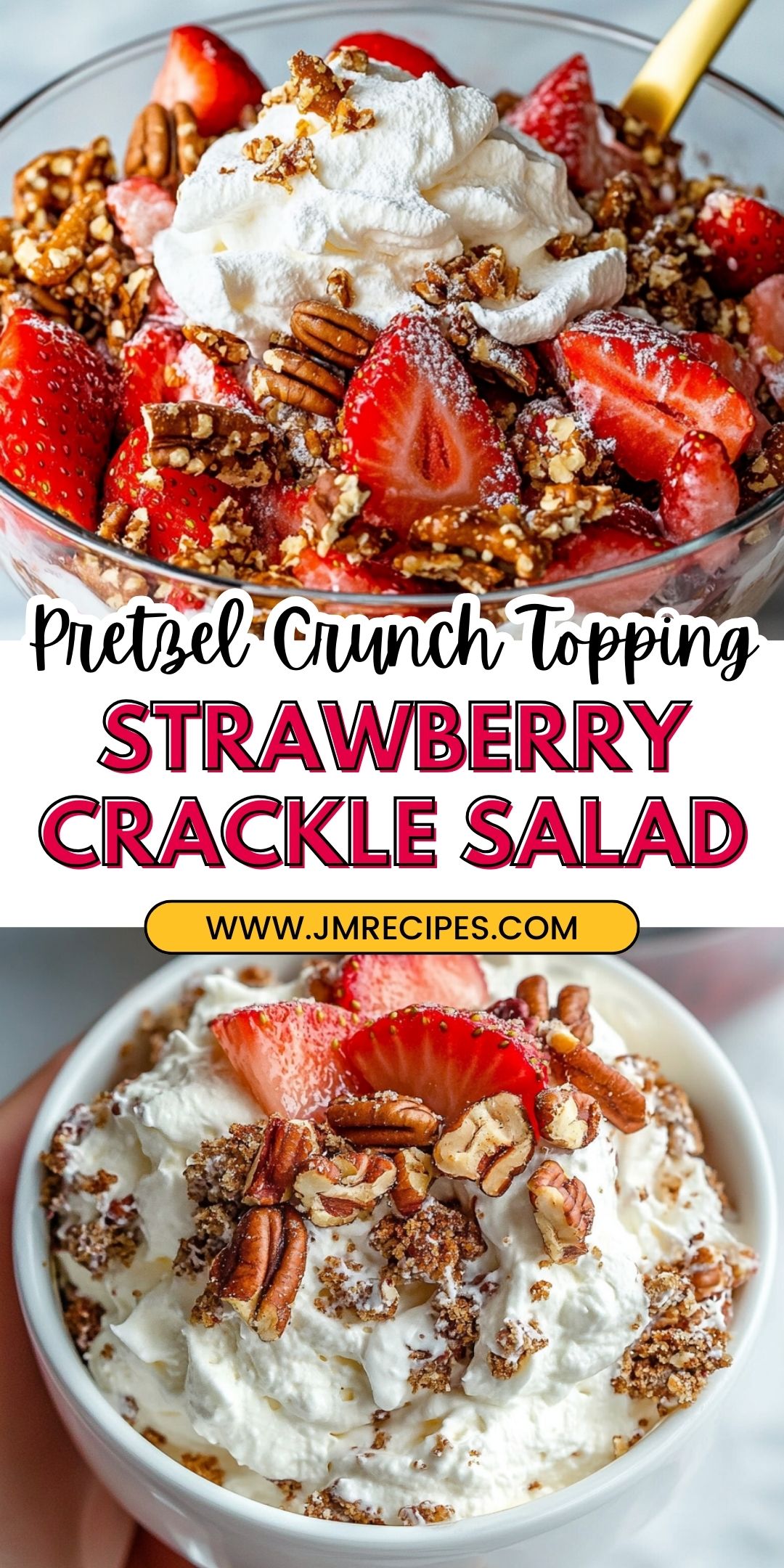 Strawberry Crackle Salad Recipe - Jmrecipes