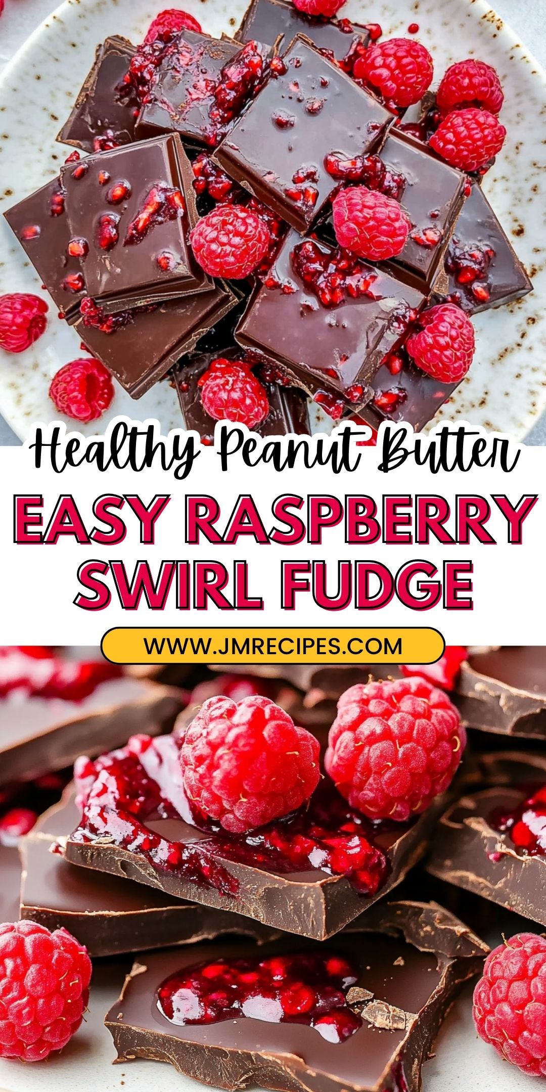 Raspberry Swirl Fudge Recipe - Jmrecipes