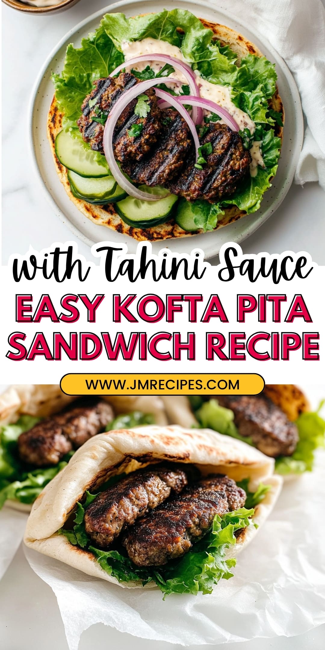 Kofta Pita Sandwich: Middle Eastern Comfort Delight