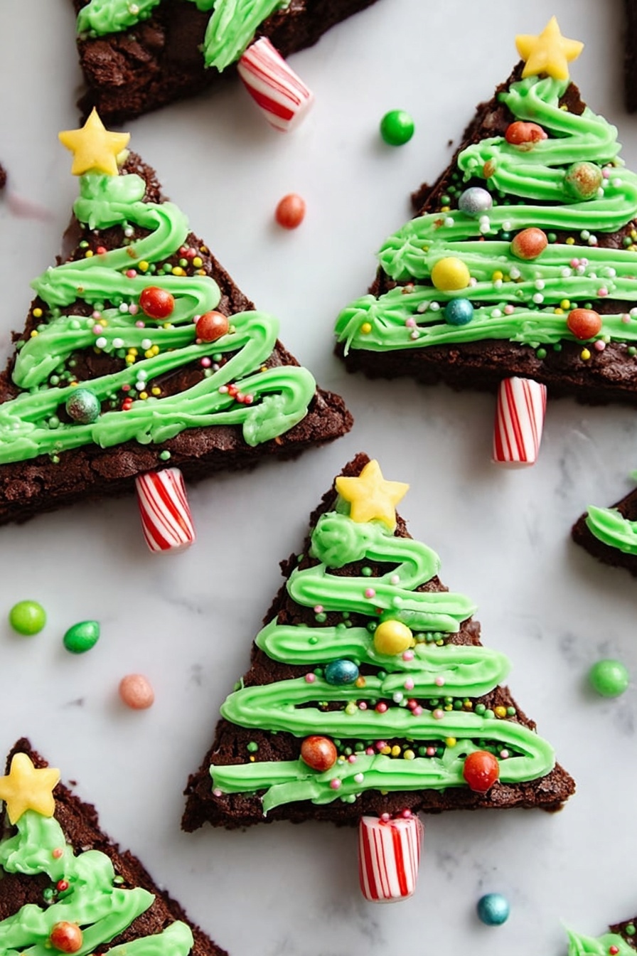 Christmas Tree Brownies: Festive & Irresistible Holiday Treats