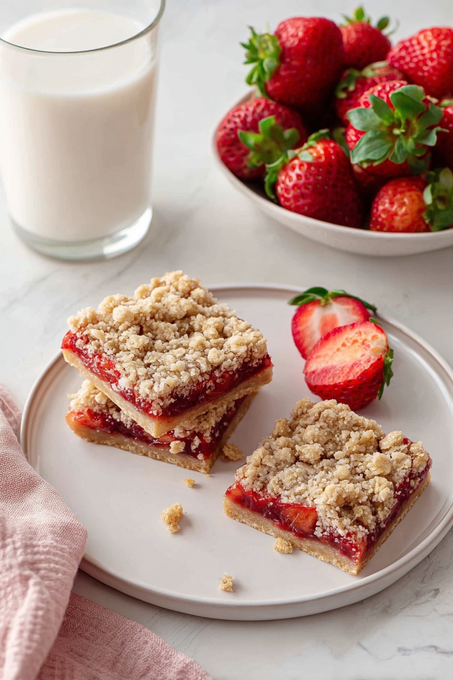 Strawberry Oatmeal Bars: Delicious Summer Fruit Treats