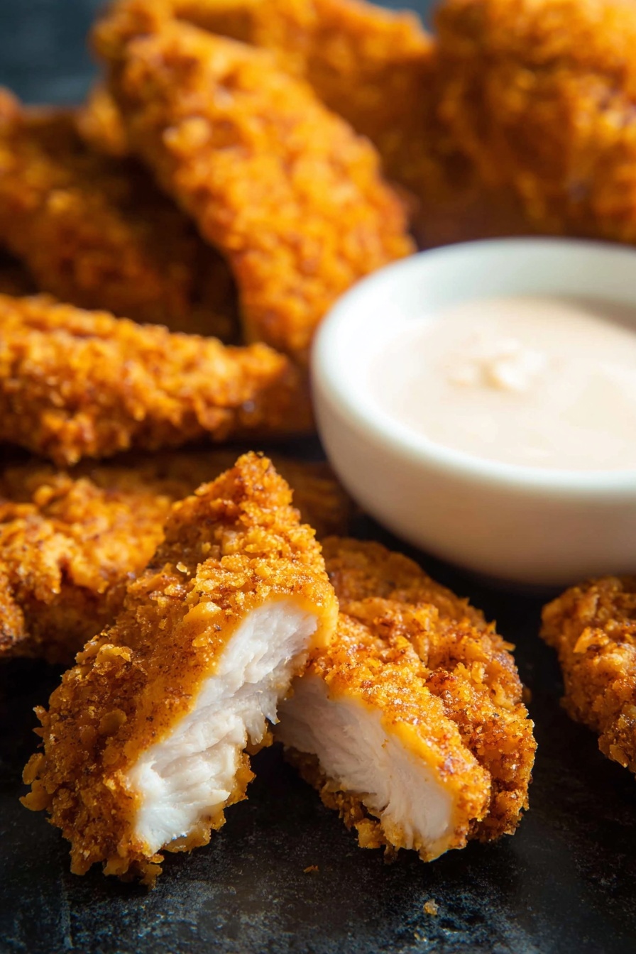 Crispy Baked Chicken Tenders | Easy & Flavorful Dinner