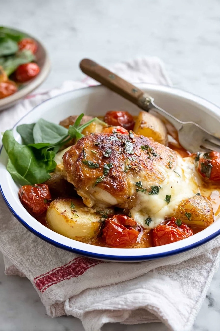 Baked Italian Chicken with Potatoes – Cozy, Flavorful Dinner