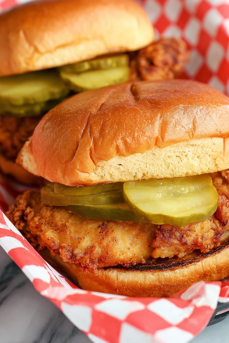 Air Fryer Chick-fil-A Sandwich Copycat Recipe | Crispy & Juicy