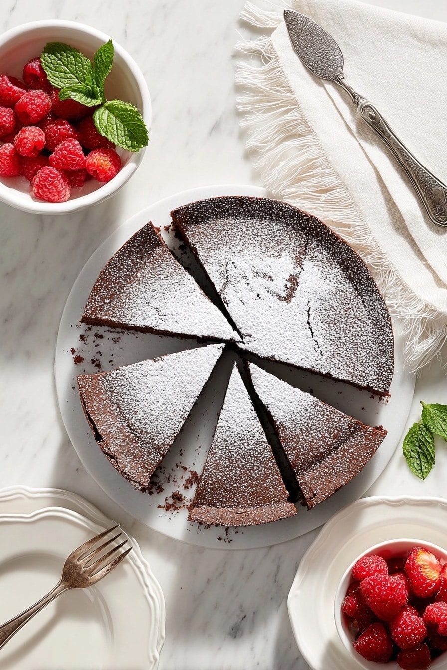 Decadent Flourless Chocolate Cake: Irresistibly Rich & Quick