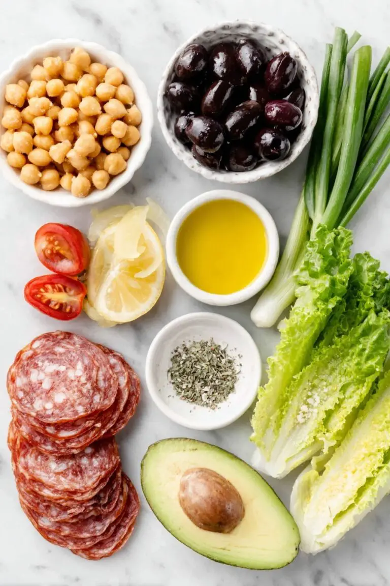 Italian Sub Salad with Crispy Chickpeas – Flavorful & Healthy